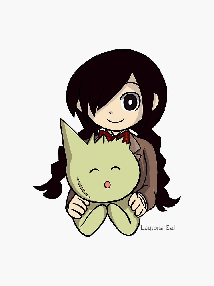 "Yonaka & Defect Mogeko" Sticker for Sale by Laytons-Gal | Redbubble
