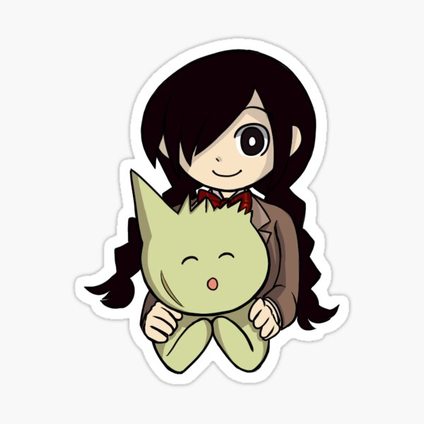 "Yonaka & Defect Mogeko" Sticker for Sale by Laytons-Gal | Redbubble