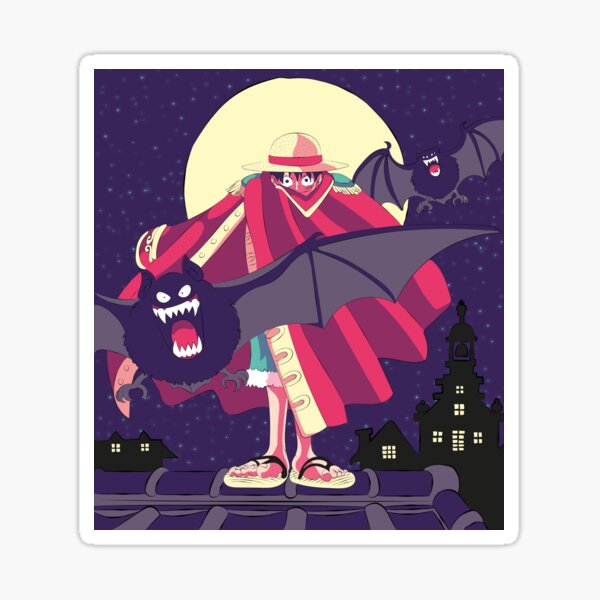 "Vampire Luffy" Sticker for Sale by T2winsdesign | Redbubble