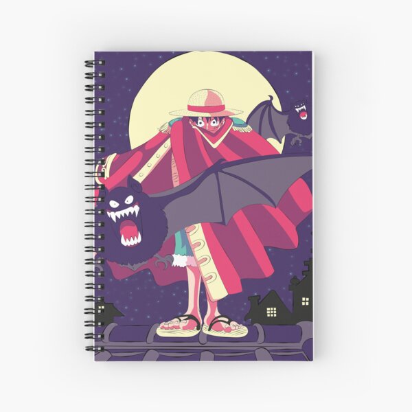 "Vampire Luffy" Spiral Notebook for Sale by T2winsdesign | Redbubble
