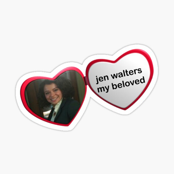 "jen walters my beloved" Sticker for Sale by peter3lovesyou | Redbubble
