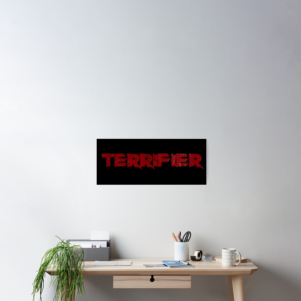 "Terrifier logo" Poster for Sale by eliohaberman | Redbubble