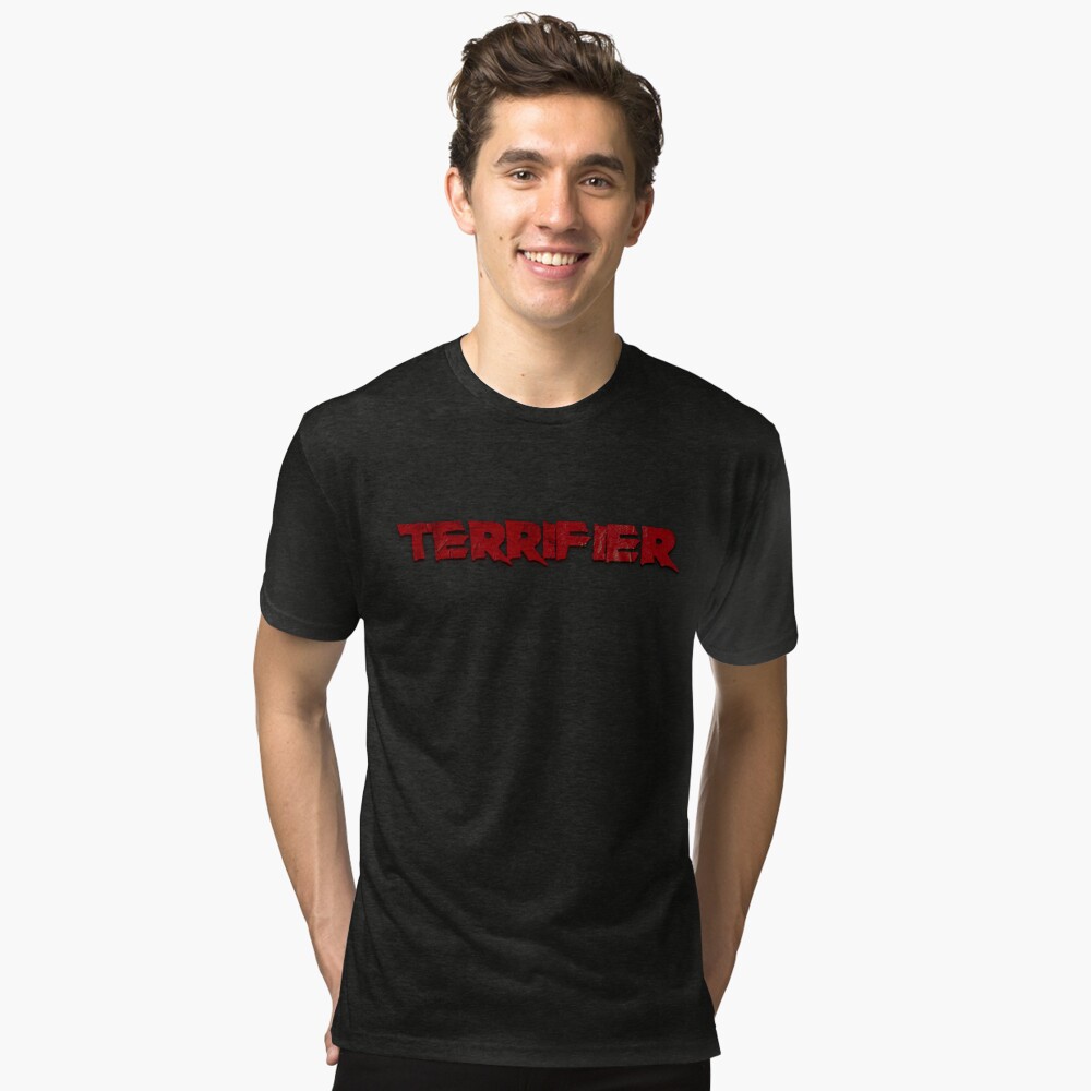 "Terrifier logo" Sticker for Sale by Lick Deeznuts | Redbubble