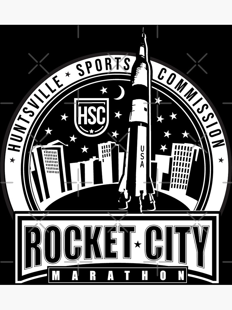 "Rocket City Marathon" Poster for Sale by togoisback | Redbubble
