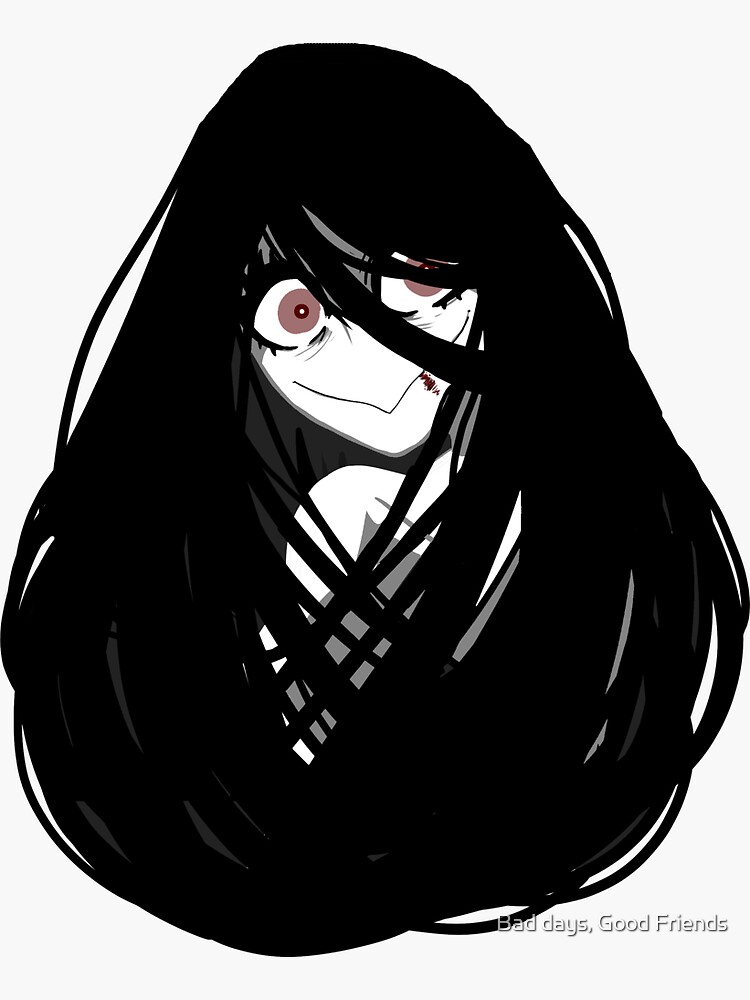 Anime Ghost Girl Sticker For Sale By Baddays Redbubble