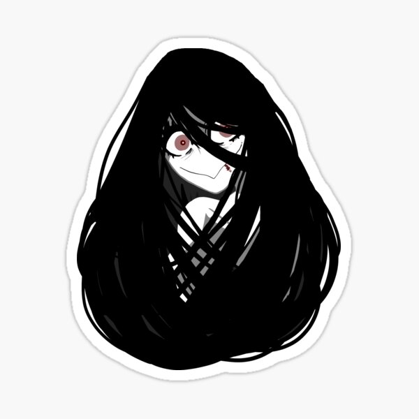 Anime Ghost Girl Sticker For Sale By Baddays Redbubble