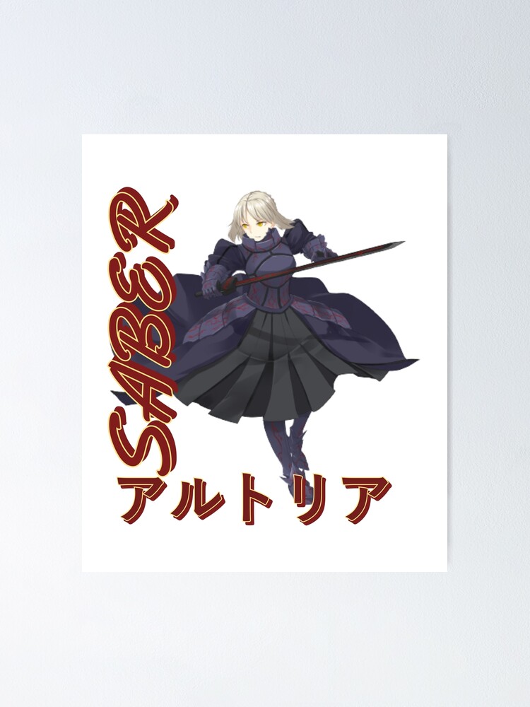"Saber Alter" Poster for Sale by ALAEEDDINEBHM | Redbubble
