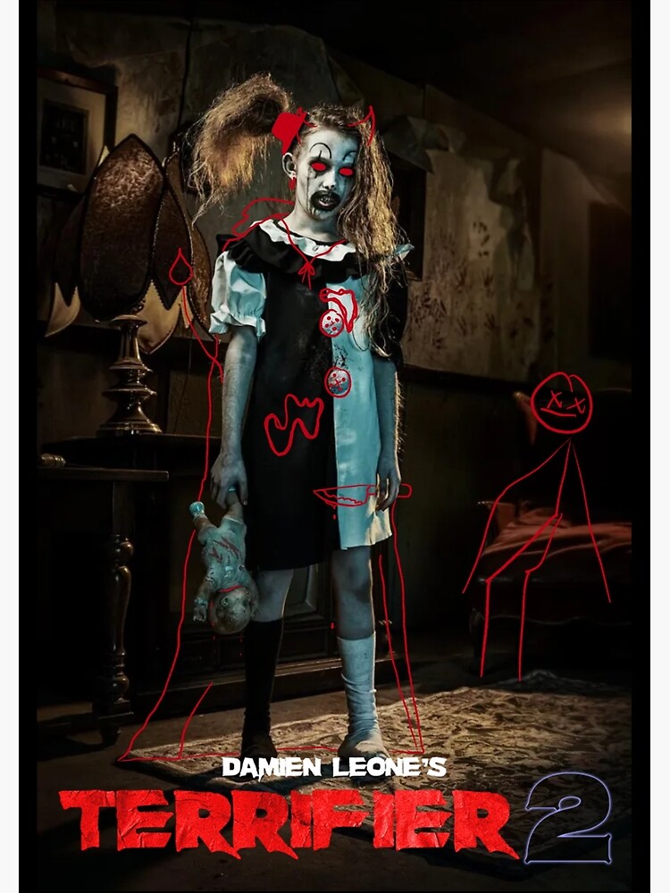 "Terrifier girl posted " Poster for Sale by eliohaberman | Redbubble