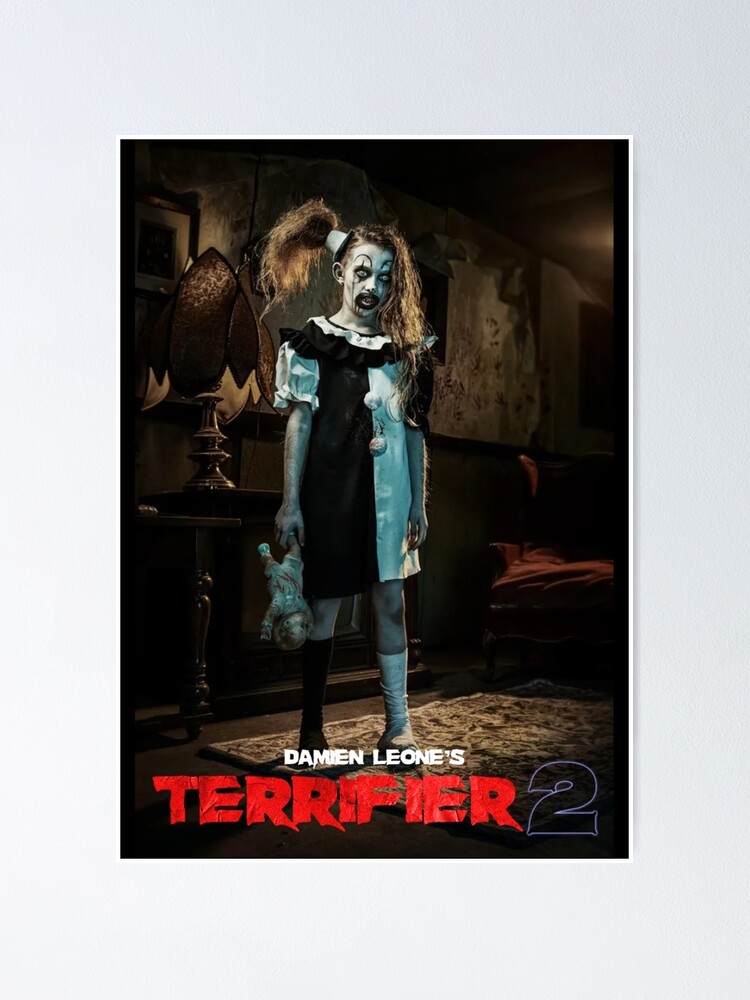 "Terrifier girl poster" Poster for Sale by Lick Deeznuts | Redbubble