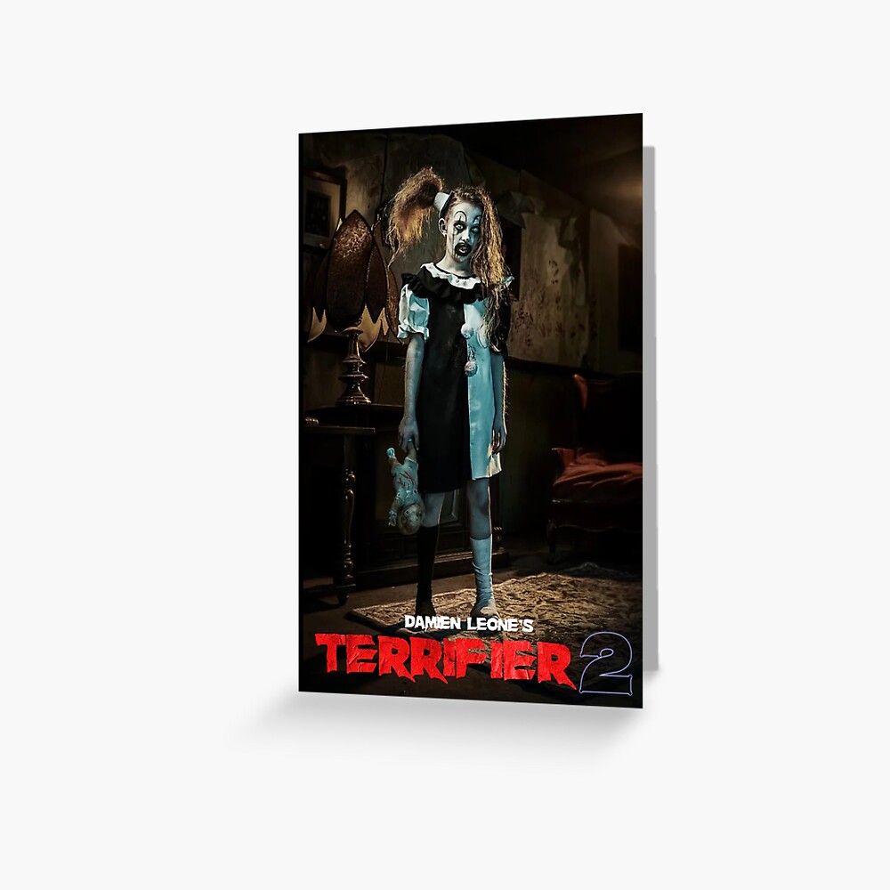 "Terrifier girl poster" Greeting Card for Sale by eliohaberman | Redbubble