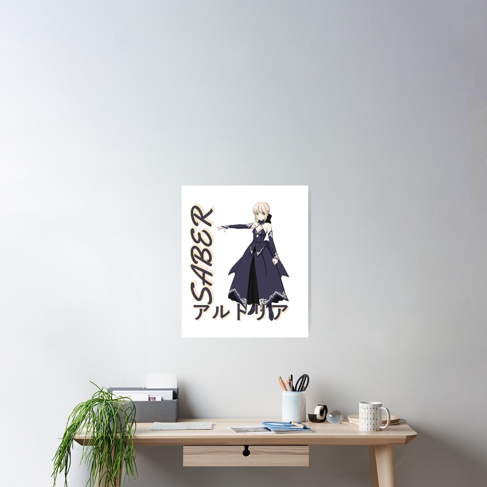 "Saber Alter" Poster for Sale by ALAEEDDINEBHM | Redbubble