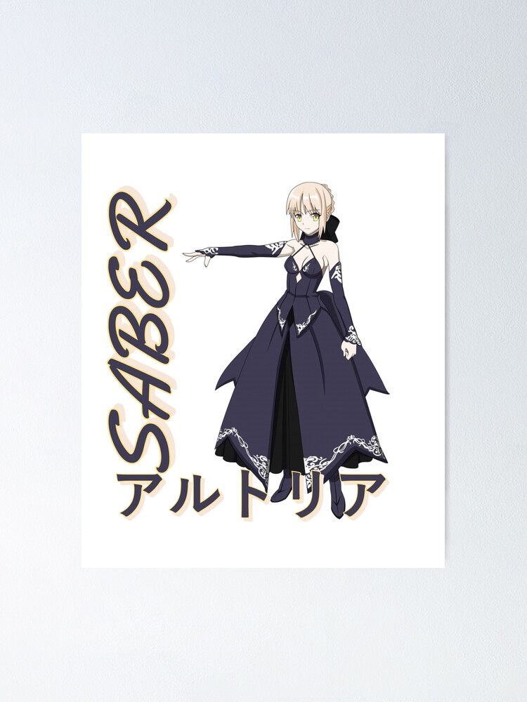 "Saber Alter" Poster for Sale by ALAEEDDINEBHM | Redbubble