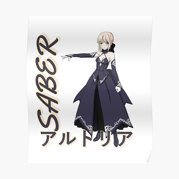 "Saber Alter" Poster for Sale by ALAEEDDINEBHM | Redbubble