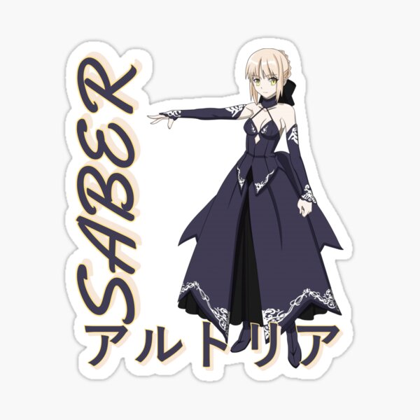 "Saber Alter" Sticker for Sale by ALAEEDDINEBHM | Redbubble