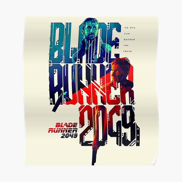 "logo blade runner" Poster by atomicnuts | Redbubble