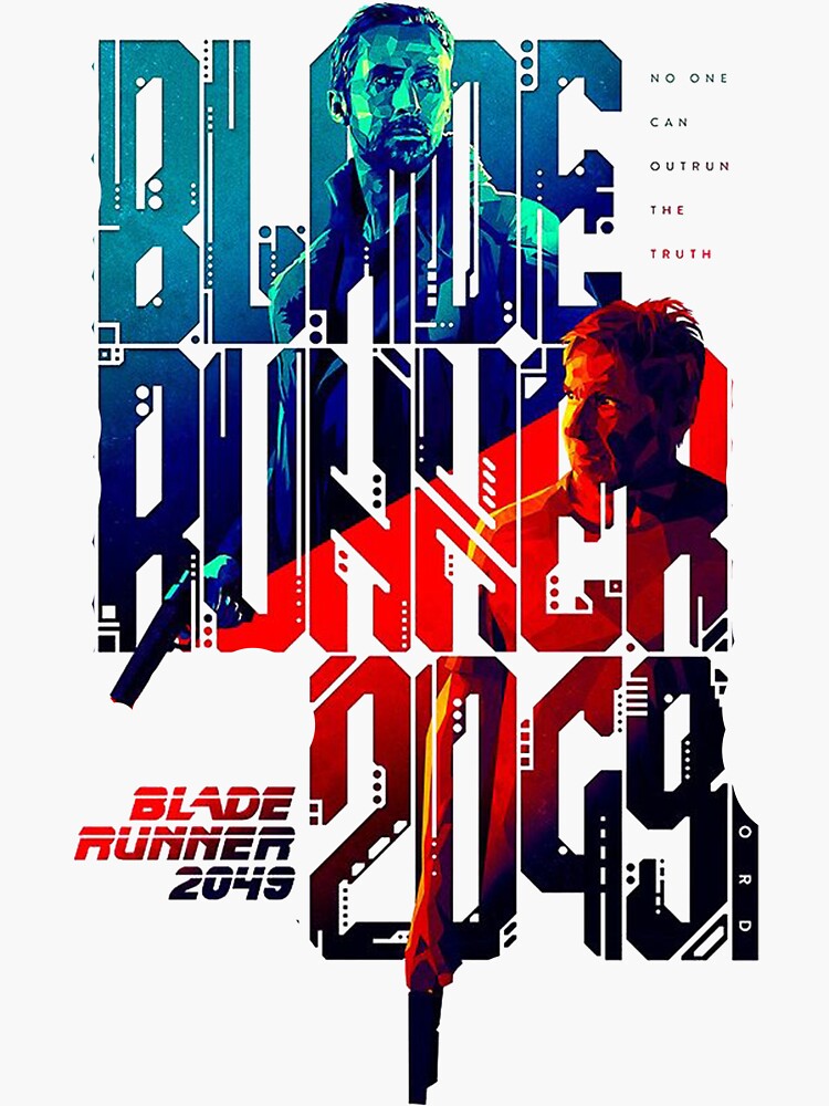 "logo blade runner" Sticker for Sale by atomicnuts | Redbubble