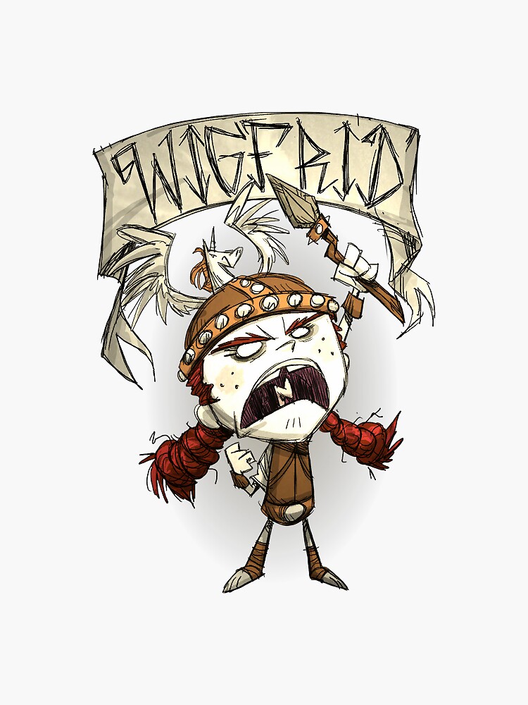"wigfrid" Sticker for Sale by MangoMangoMango | Redbubble