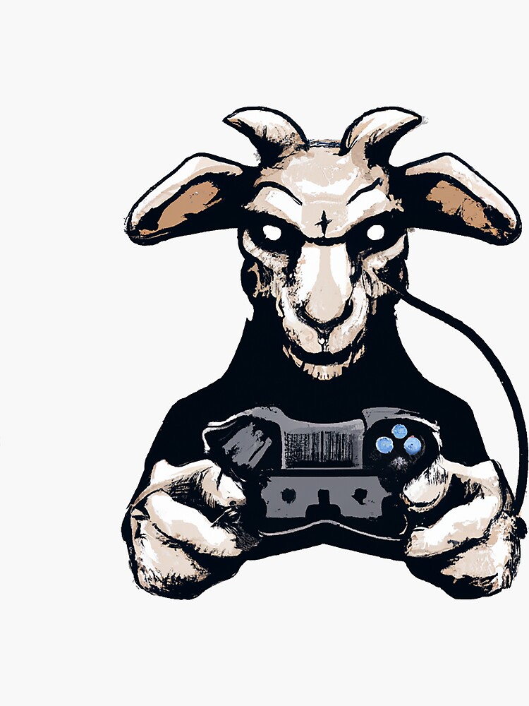 "Sheep Gaming" Sticker for Sale by deckowgiovan | Redbubble