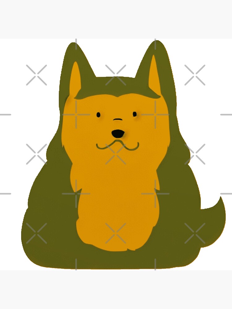 "A simple portrait of the mythical Bear Dog Chibi " Poster for Sale by ...