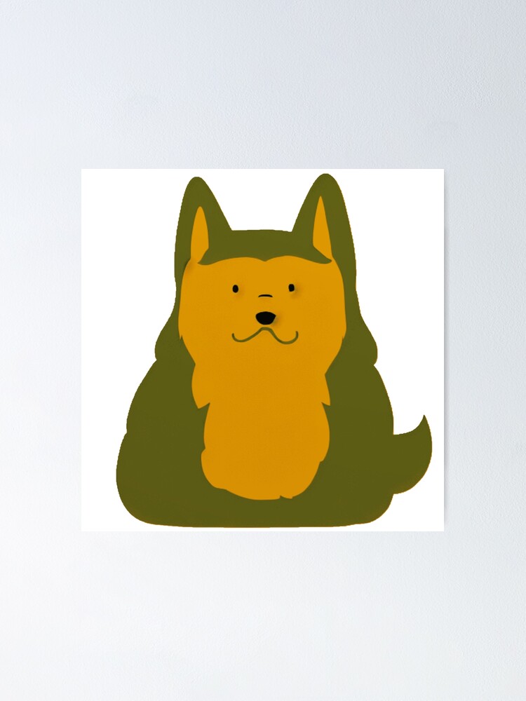 "A simple portrait of the mythical Bear Dog Chibi " Poster for Sale by ...