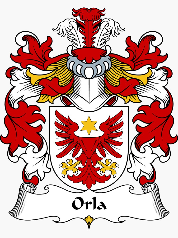 "Orla" Sticker by HaroldHeraldry | Redbubble