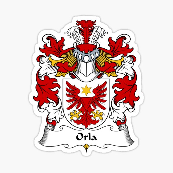 "Orla" Sticker by HaroldHeraldry | Redbubble