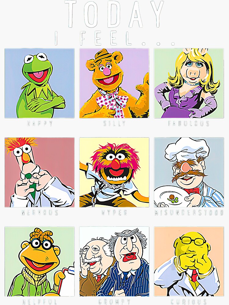 "Emotional, the muppets, muppets show" Sticker for Sale by UlrichDoring ...
