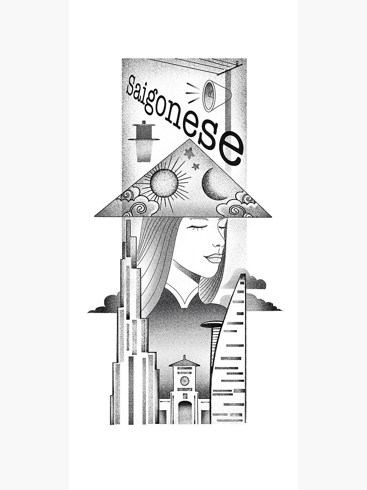 "Vietnamese, Saigonese with Saigon skyline, Vietnamese lady in Non La ...