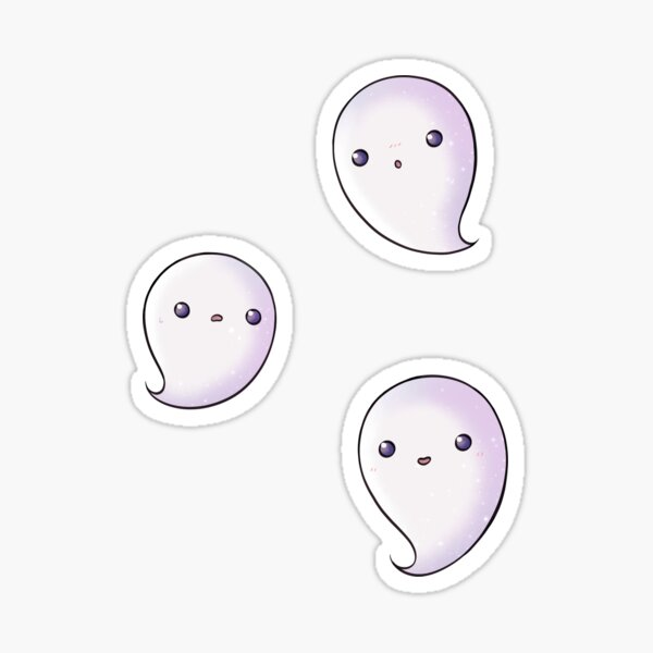 "Cute Ghosts" Sticker for Sale by shayalvaz | Redbubble