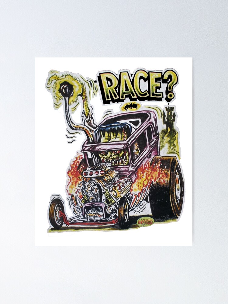 "Ed roth Frankenstein Rat fink" Poster for Sale by kasperrelay | Redbubble