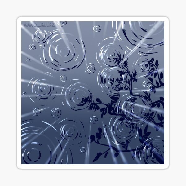 "Rain Puddle Reflection" Sticker for Sale by Nano-Blurz | Redbubble
