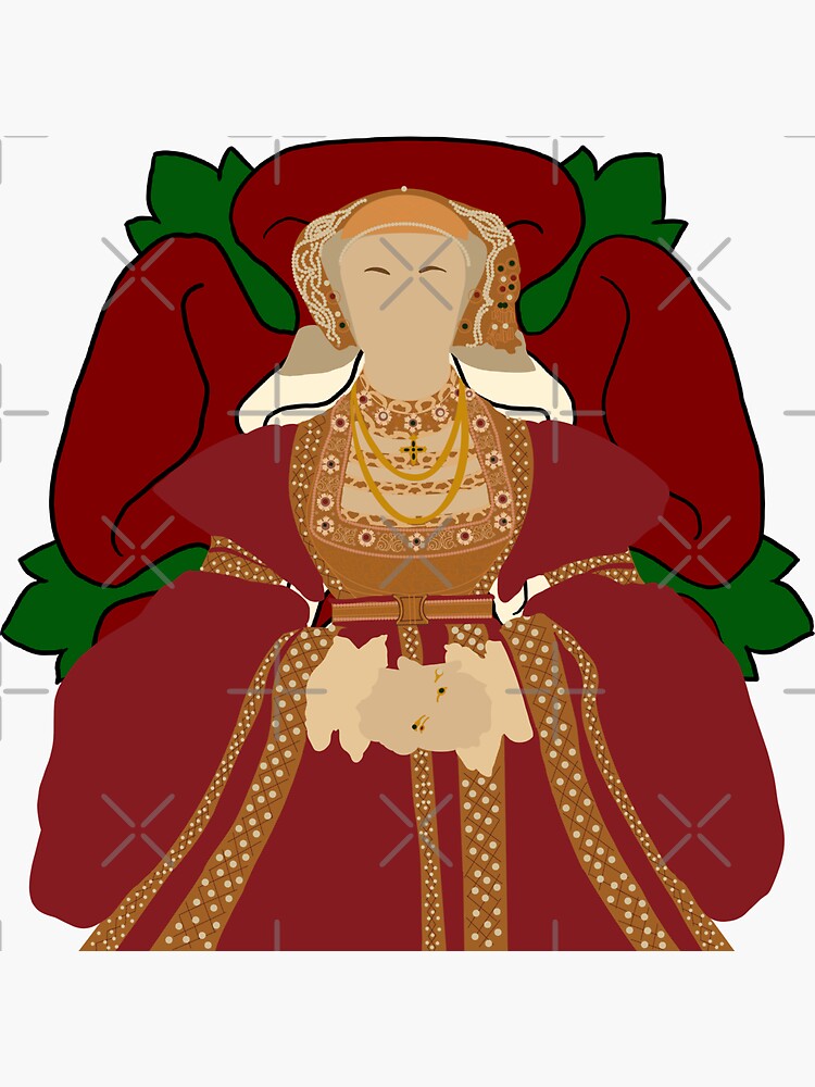 "Queen Anne of Cleves Tudor Rose " Sticker for Sale by bookishthorns ...