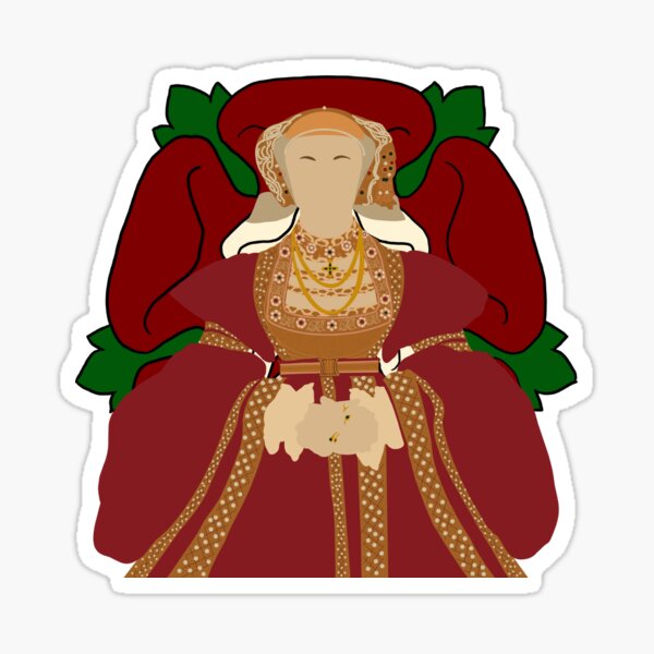 "Queen Anne of Cleves Tudor Rose " Sticker for Sale by bookishthorns ...