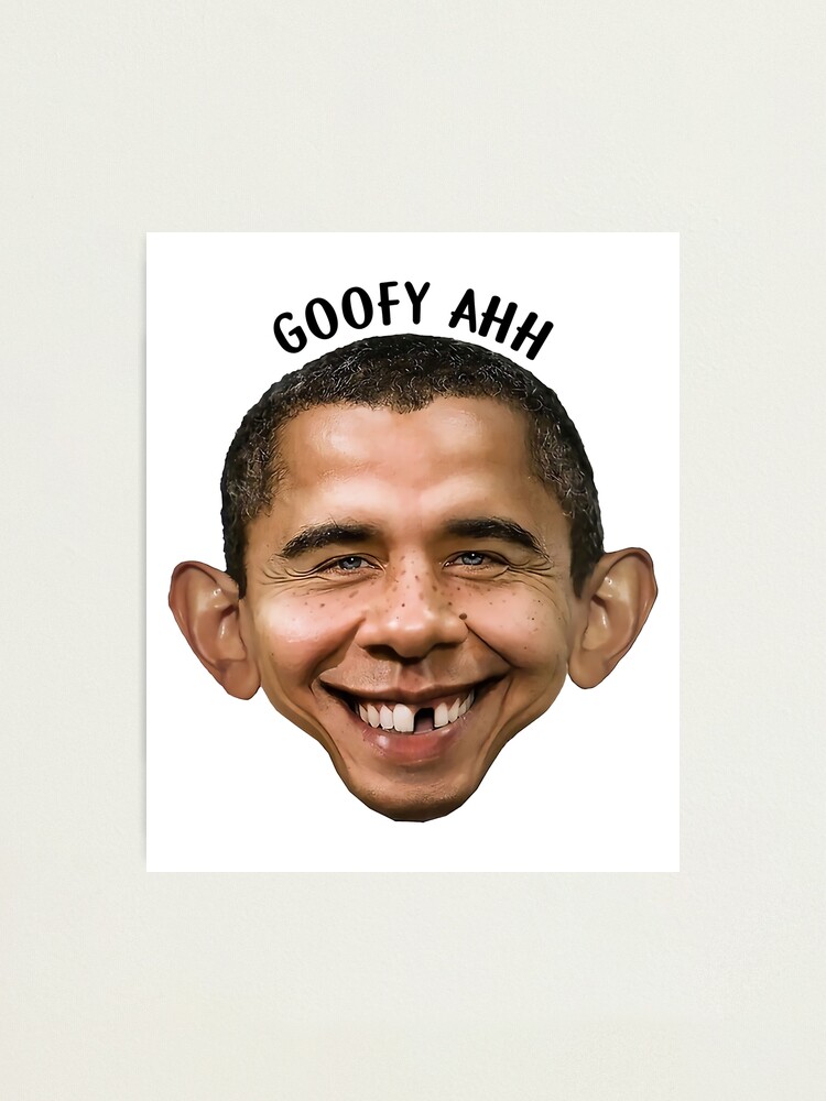 "Goofy Ahh, Obamus Trinomus" Photographic Print for Sale by FakihShop ...