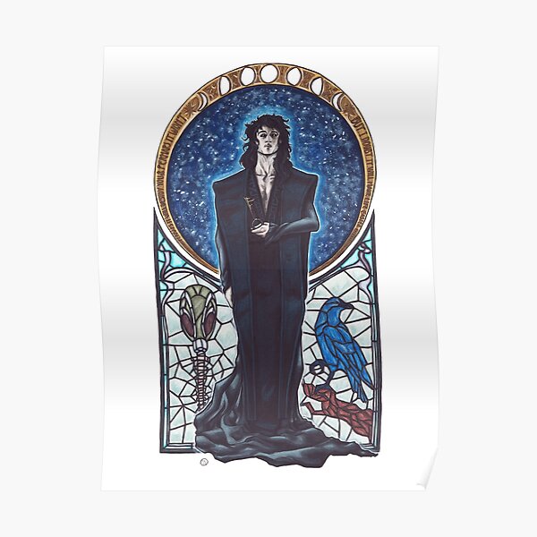 "Lord Morpheus with the Key to Hell" Poster for Sale by jeniidrawsshit ...