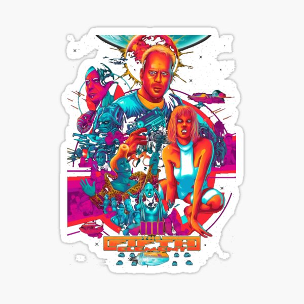 "THE FIFTH ELEMENT (1997)" Sticker for Sale by moratujle | Redbubble