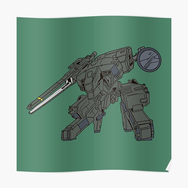 "Shadow Moses Mecha" Poster for Sale by LostCrichton | Redbubble