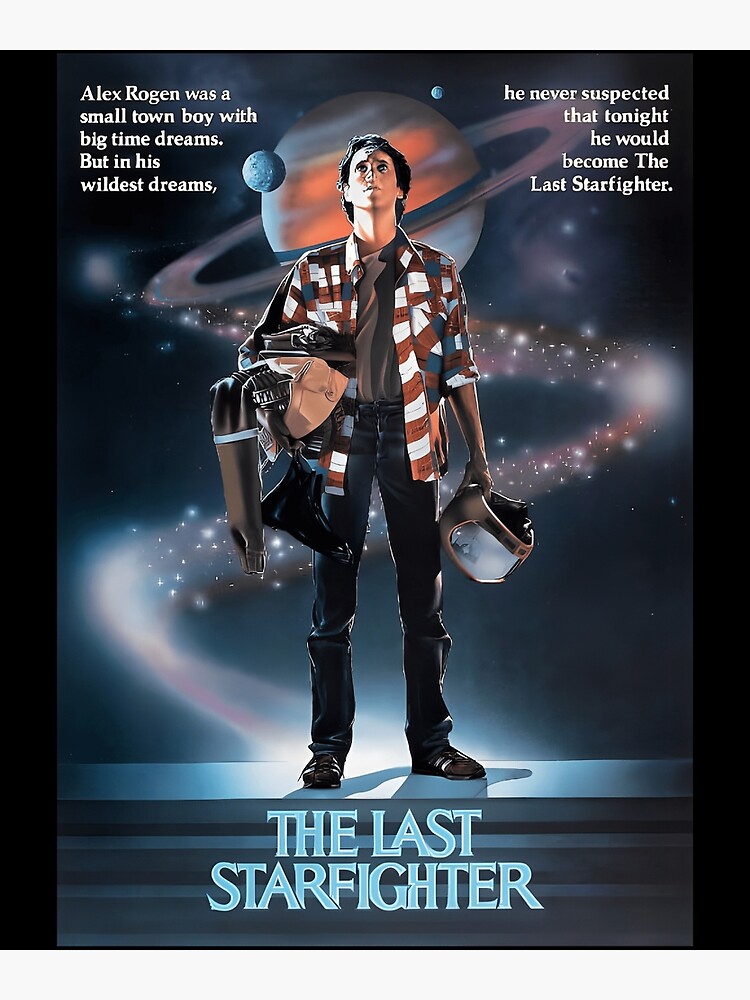 Lámina fotográfica «1984 EL ÚLTIMO STARFIGHTER VINTAGE ACCIÓN ESTILO DE PELÍCULA DE CIENCIA ...