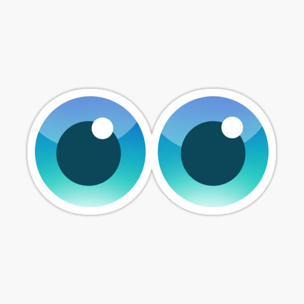 "Blue Eyes" Sticker for Sale by KayIeeP | Redbubble