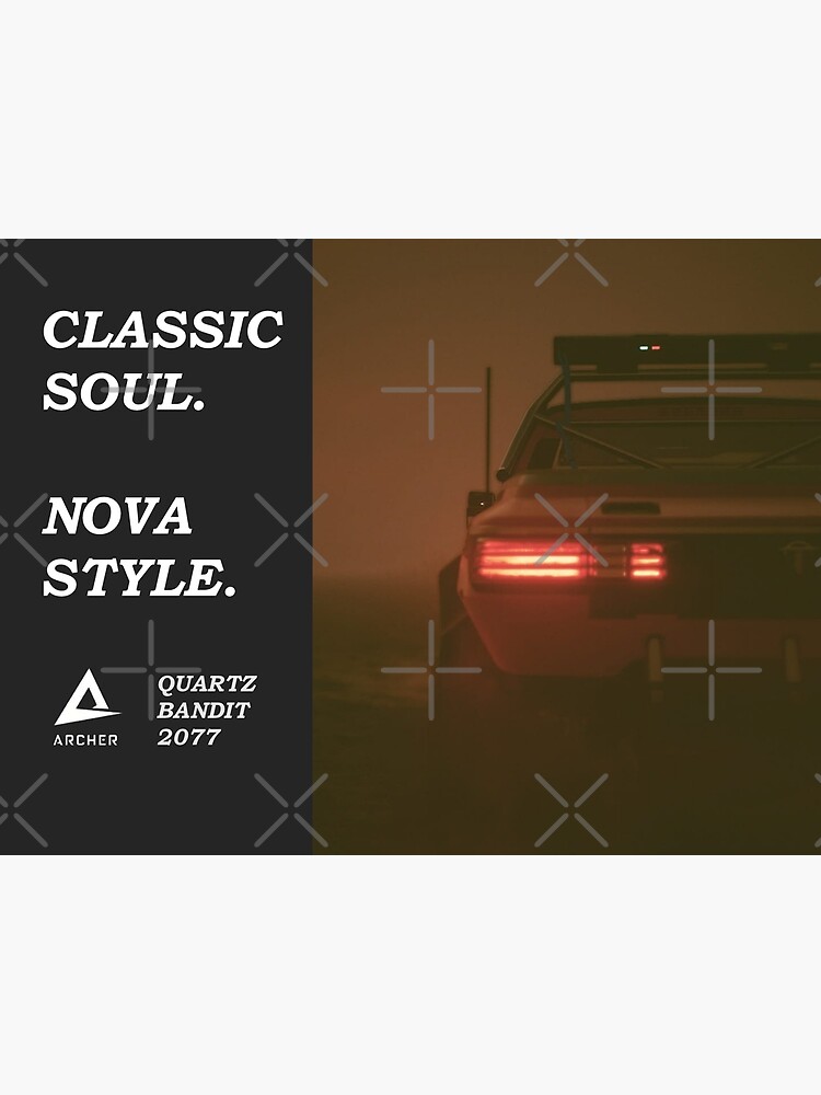 "Cyberpunk 2077 Archer Quartz Bandit Retro Style Ad" Art Print for Sale ...