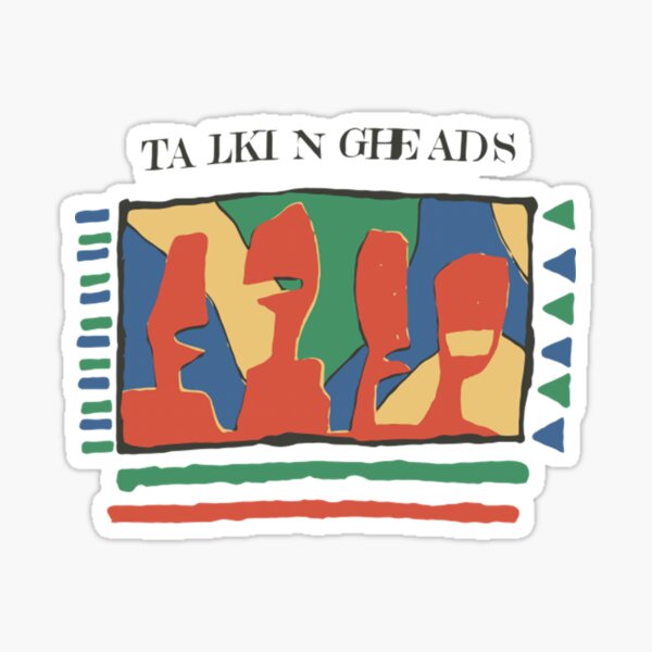 "talking heads fan art" Sticker for Sale by SitoulaGokul | Redbubble