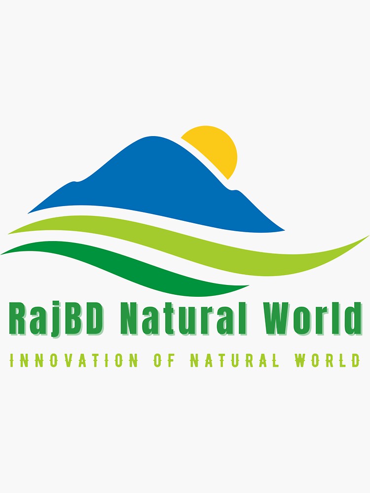 "RajBD Natural World Logo" Sticker for Sale by RajBD | Redbubble