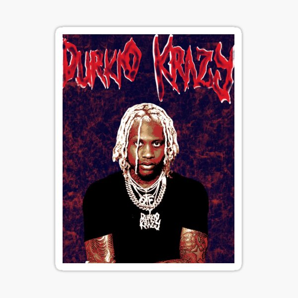 "DURKO KRAZY" Sticker for Sale by patrickdunn | Redbubble