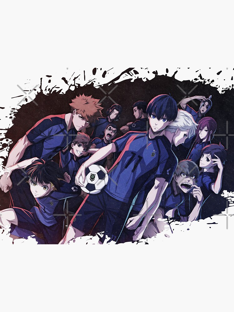 "Anime Soccer Manga Japan Blue" Sticker for Sale by Jossepher | Redbubble