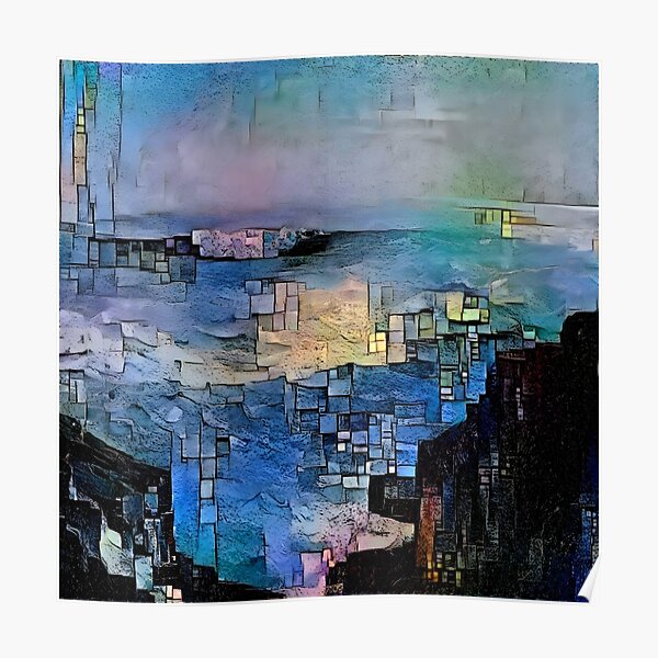 "Sea Cliff City" Poster for Sale by B-Tom-Essex | Redbubble