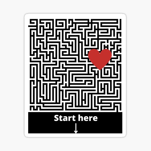 "Maze" Sticker for Sale by LeoDaVici | Redbubble