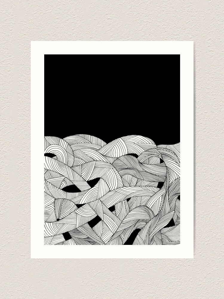 "The tangled waves" Art Print for Sale by steveswade | Redbubble