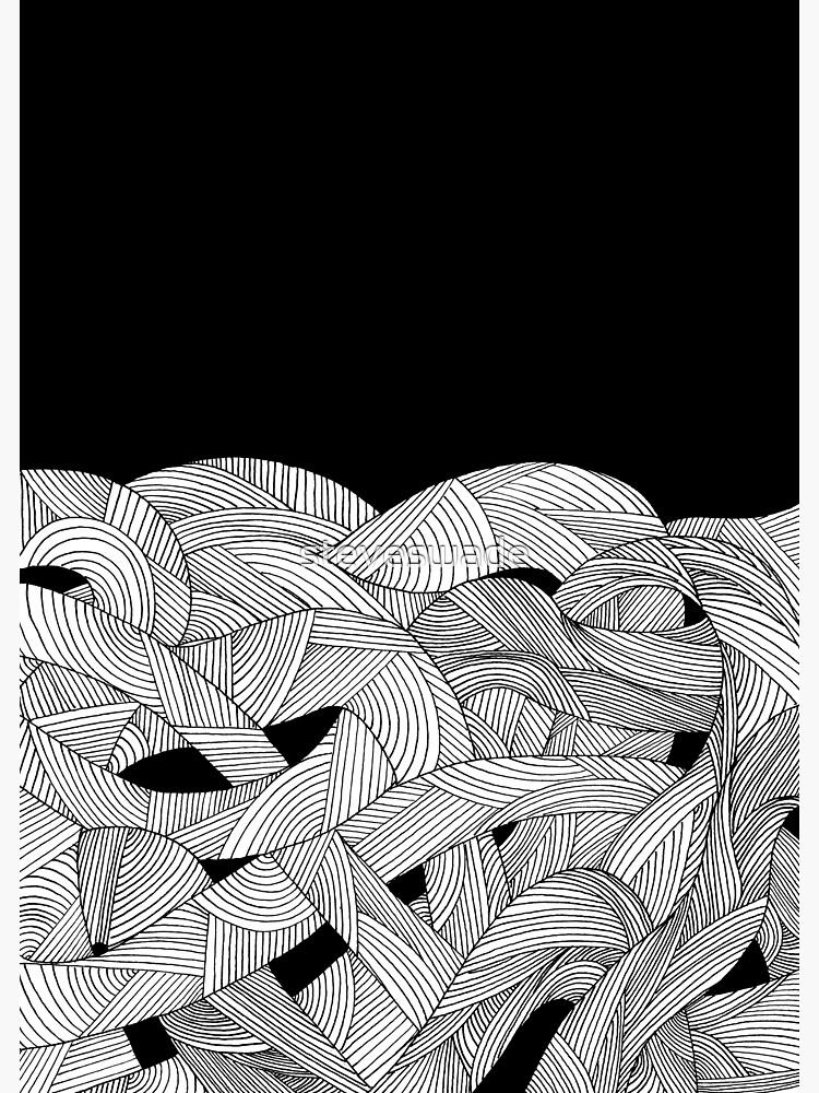 "The tangled waves" Art Print for Sale by steveswade | Redbubble