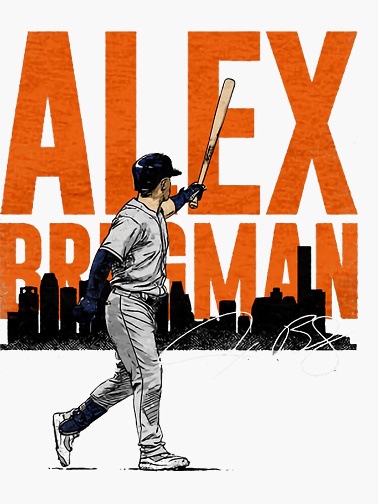 "alex bregman bold city" Sticker for Sale by bubblegom11 | Redbubble