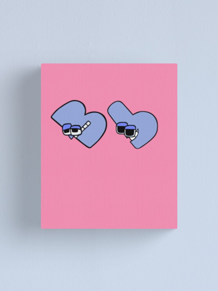 "Alphabet Lore letter b " Canvas Print for Sale by U-name | Redbubble